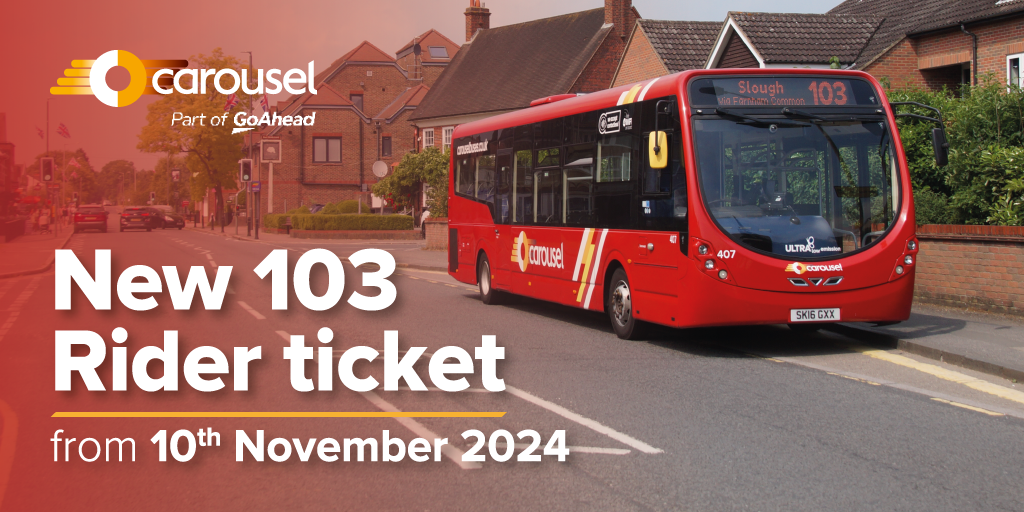 NEW 103 Rider ticket - Carousel Buses